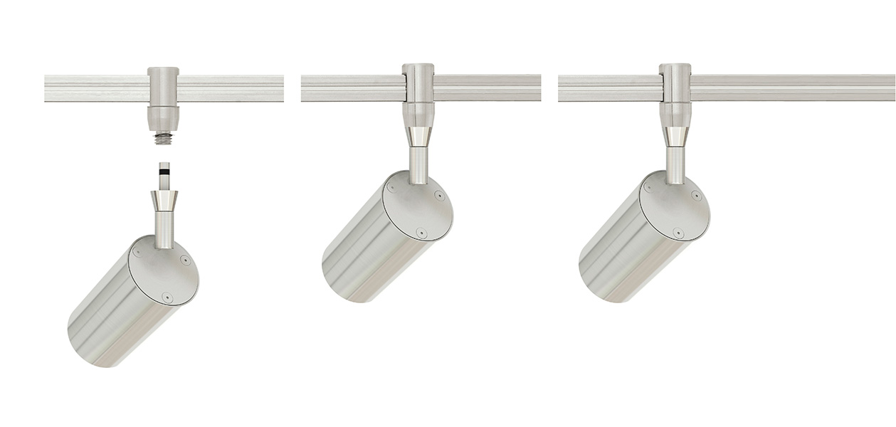 PureEdge Lighting - Piston LED - Fast Jack Fixture Head